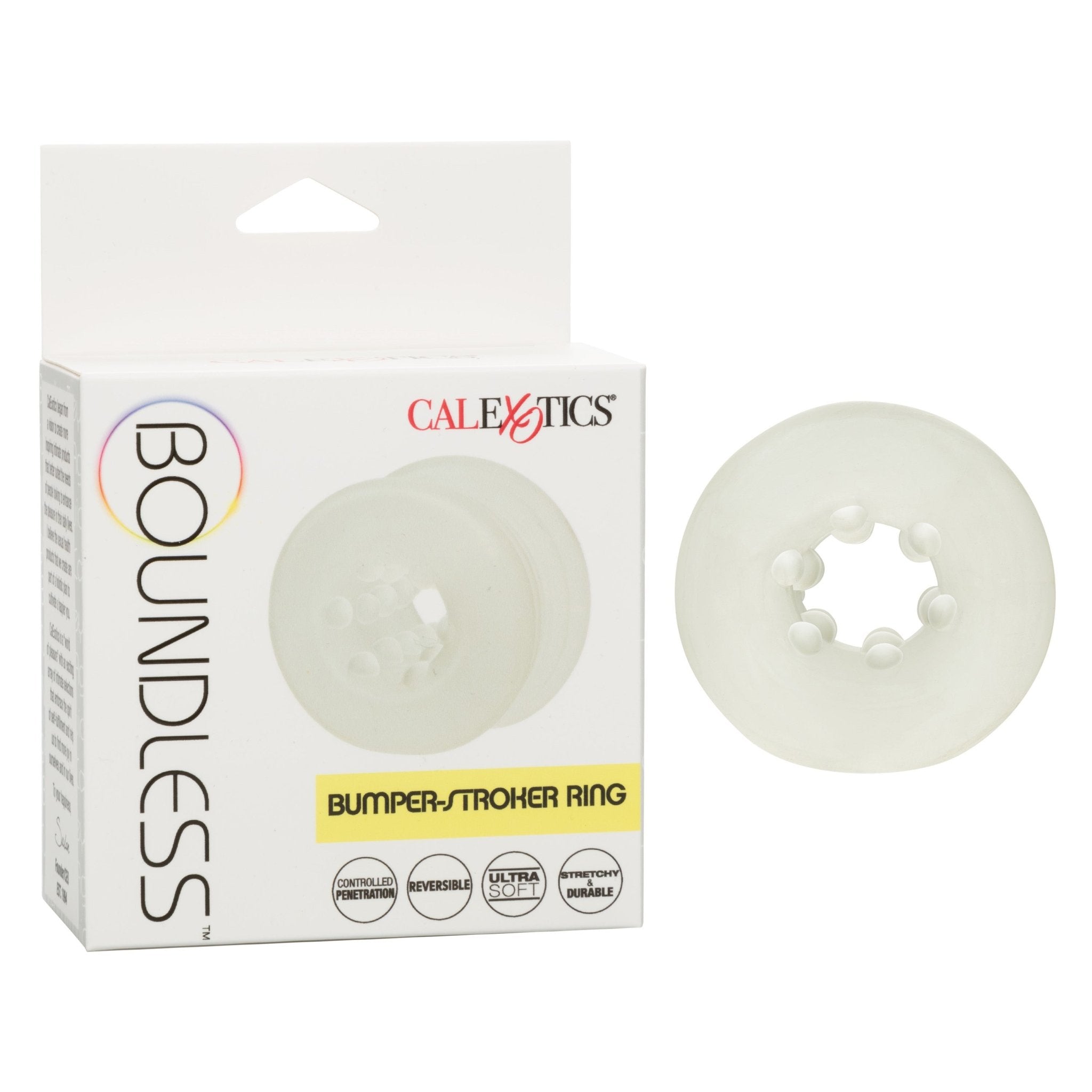 Boundless Bumper-Stroker Ring | Cock Ring and Stroker Combo for Bold Pleasure | Discreet ...